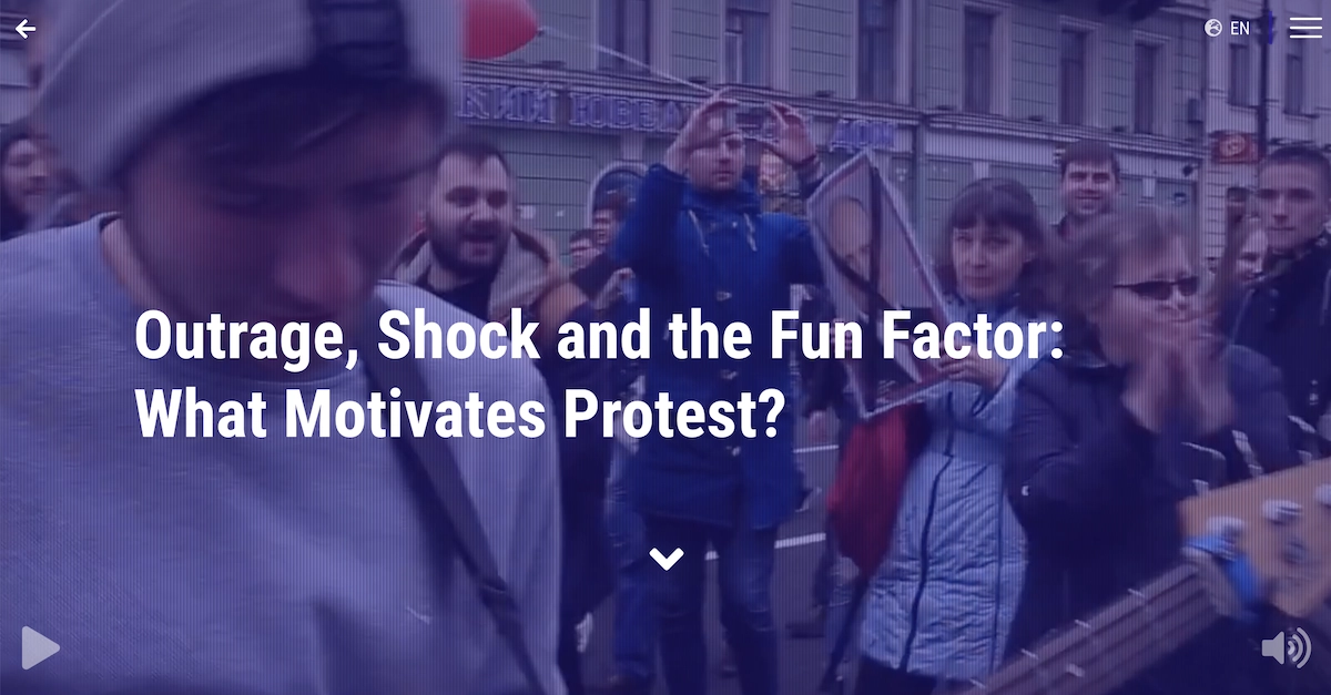 Outrage, Shock and the Fun Factor: What Motivates Protest? | Protest in ...